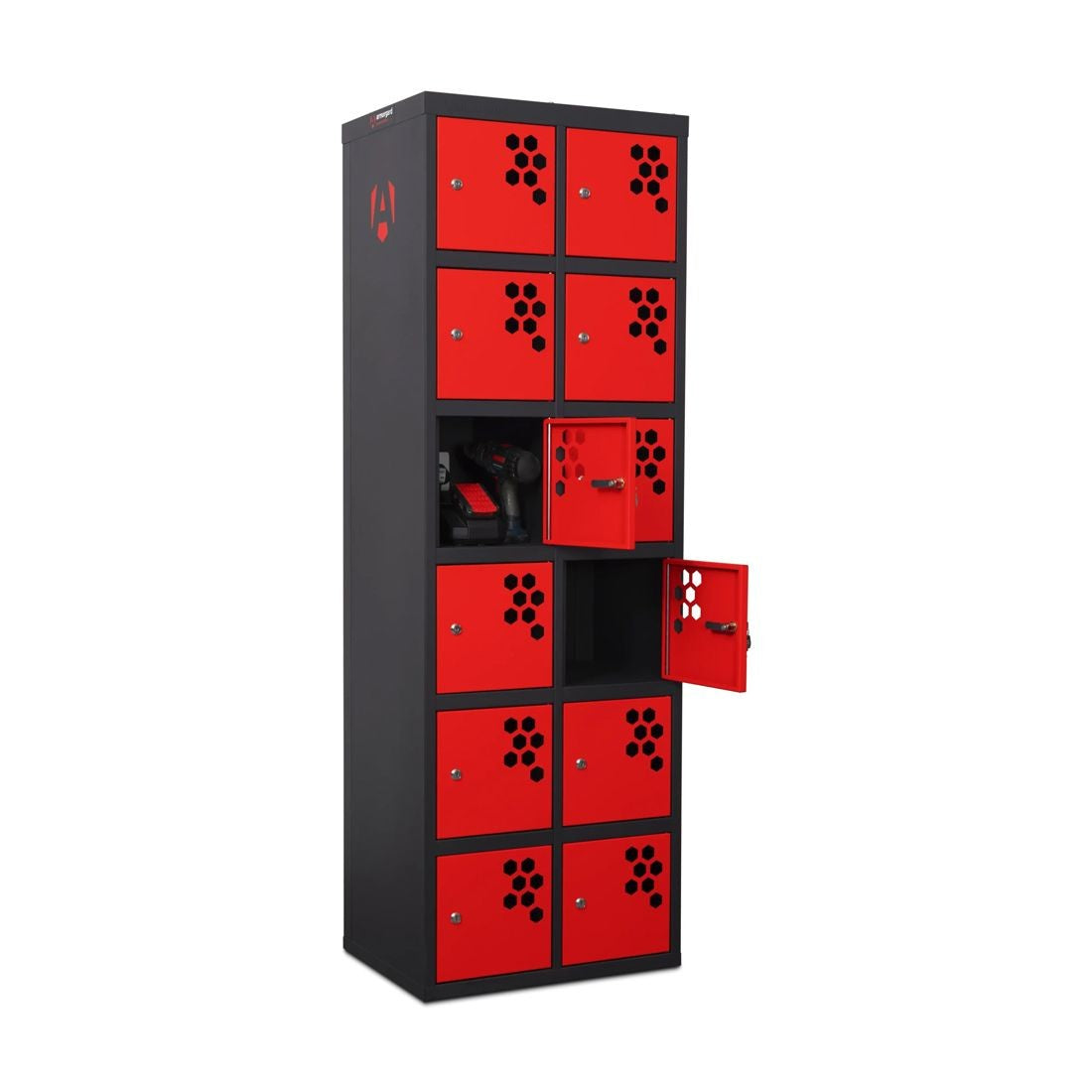 Armorgard PowerStation – PWS12K Charging Locker – 12 Door Key Lock ...